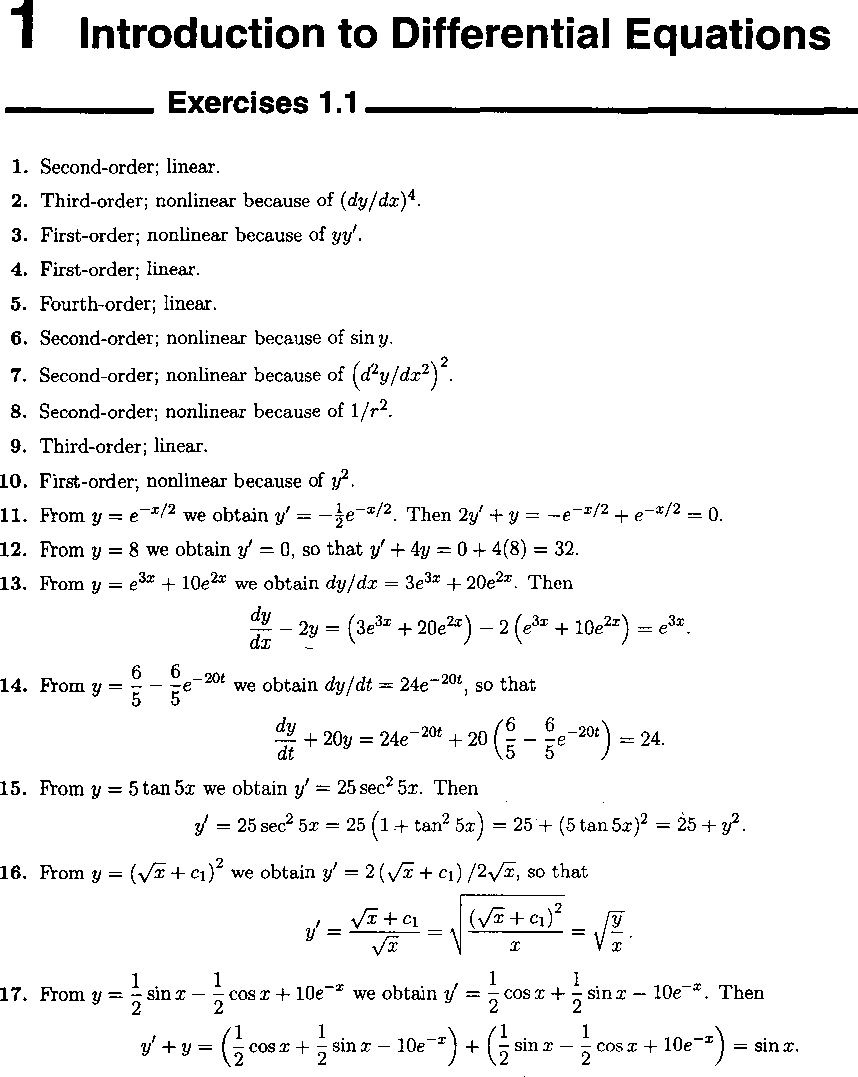 Differential Equations By Zill 3rd Edition Solutions Manual engr Ebooks