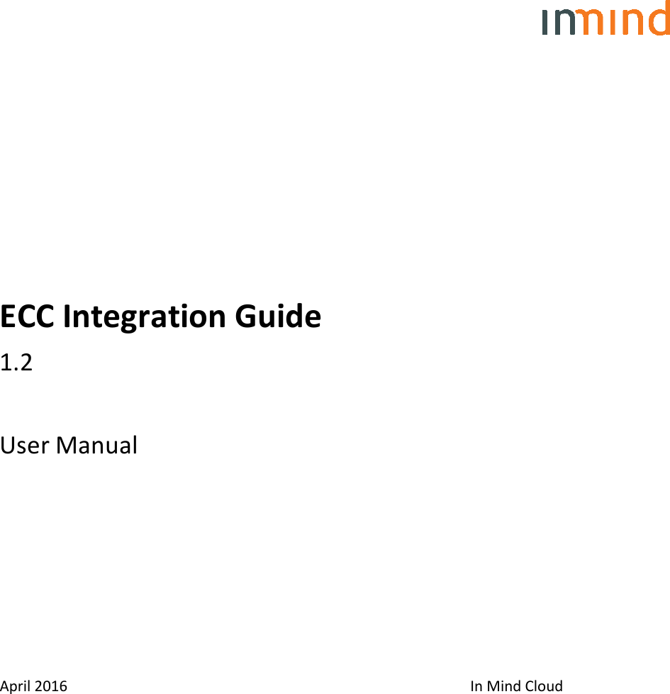 ECC Integration Guide 1.2