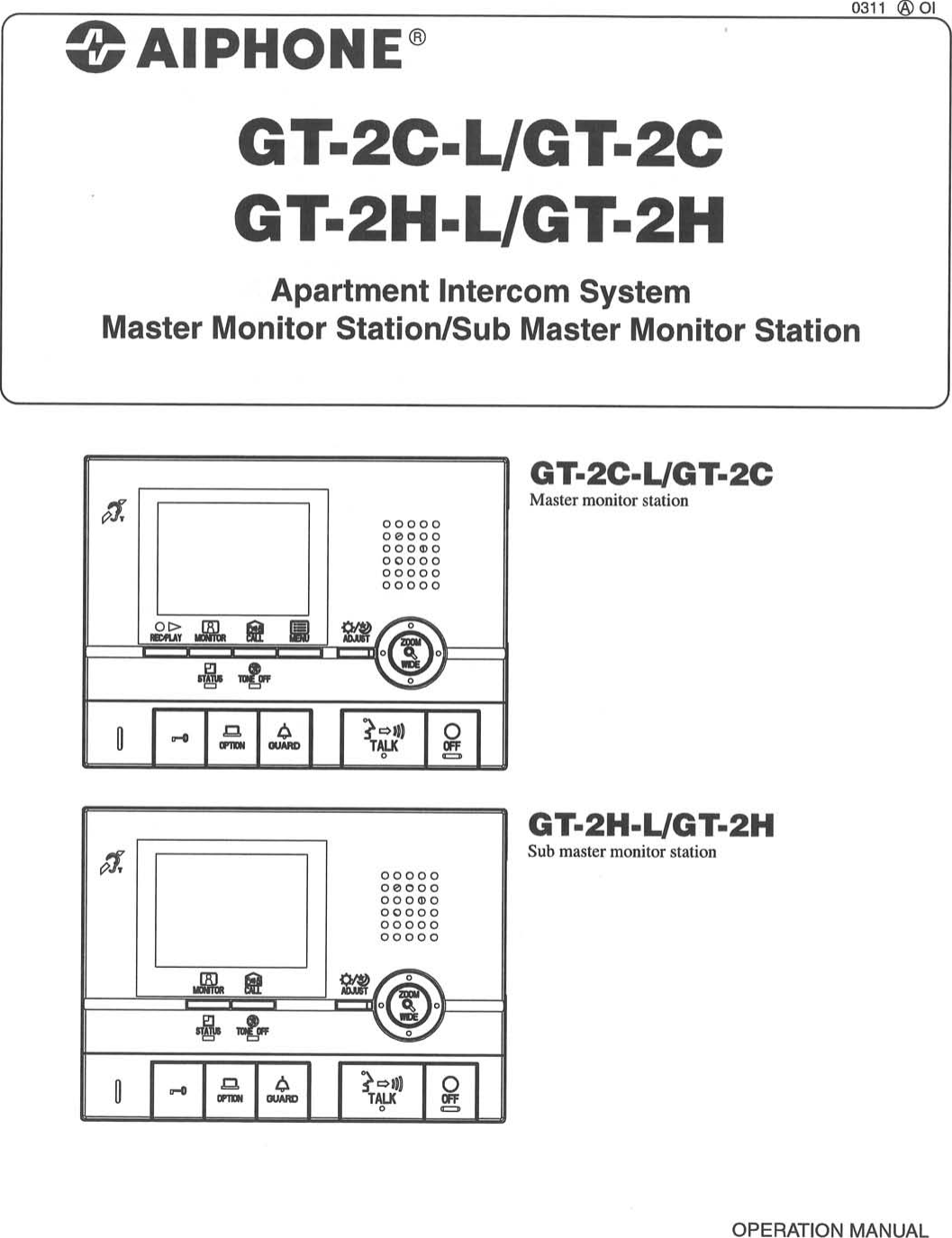 EN GT 2C L 2HL Operation Manual