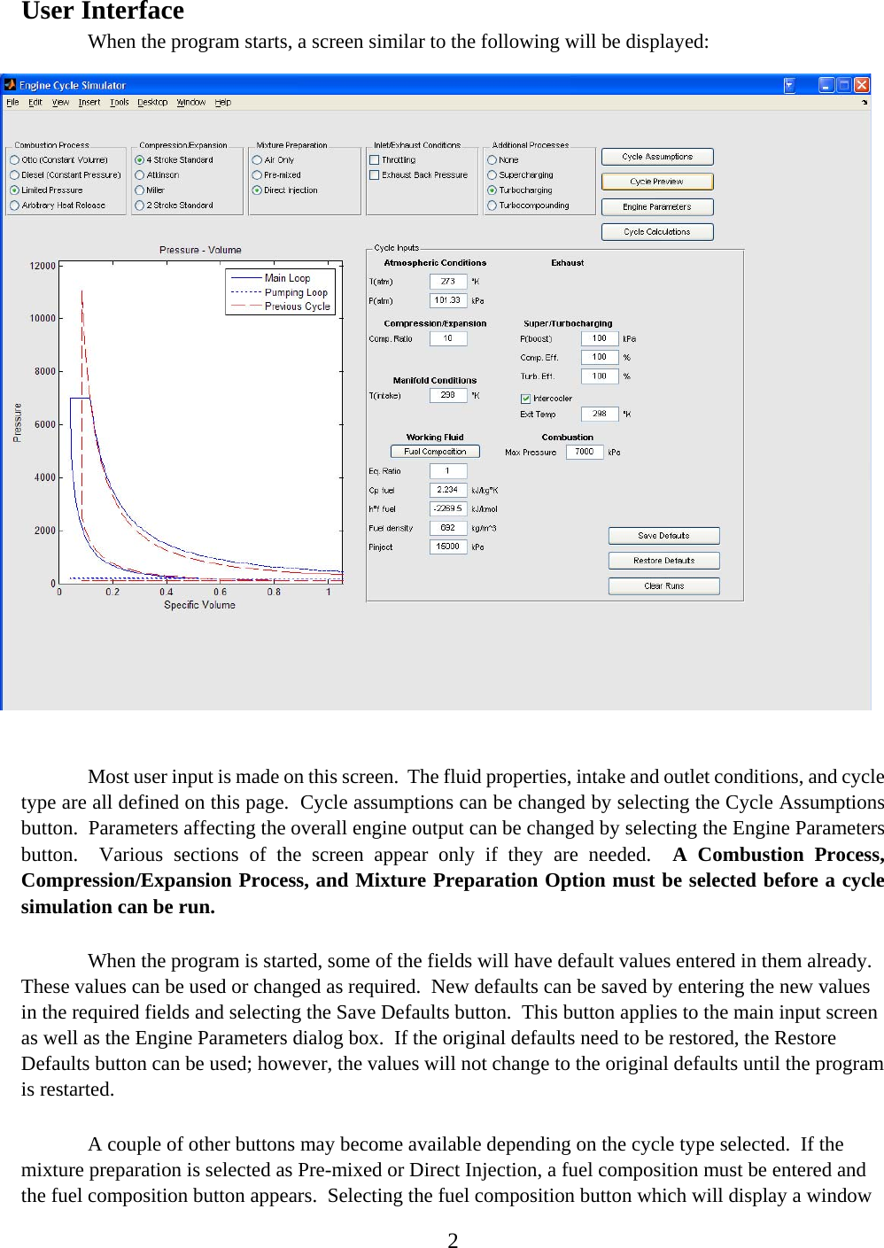 D:\WPDOC\WPCURR\WP541\Engine_Sim\Engine Cycle Simulator User's Guide.wpd Engine Sim Guide