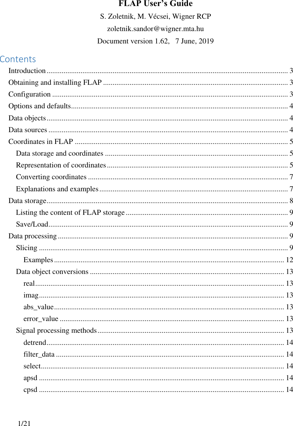 FLAP Users Guide V1.62