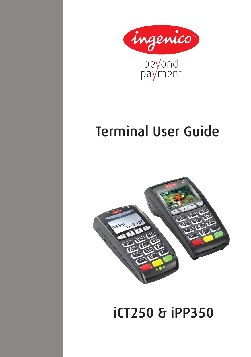 Fixed Ingenico User Guide Terminal