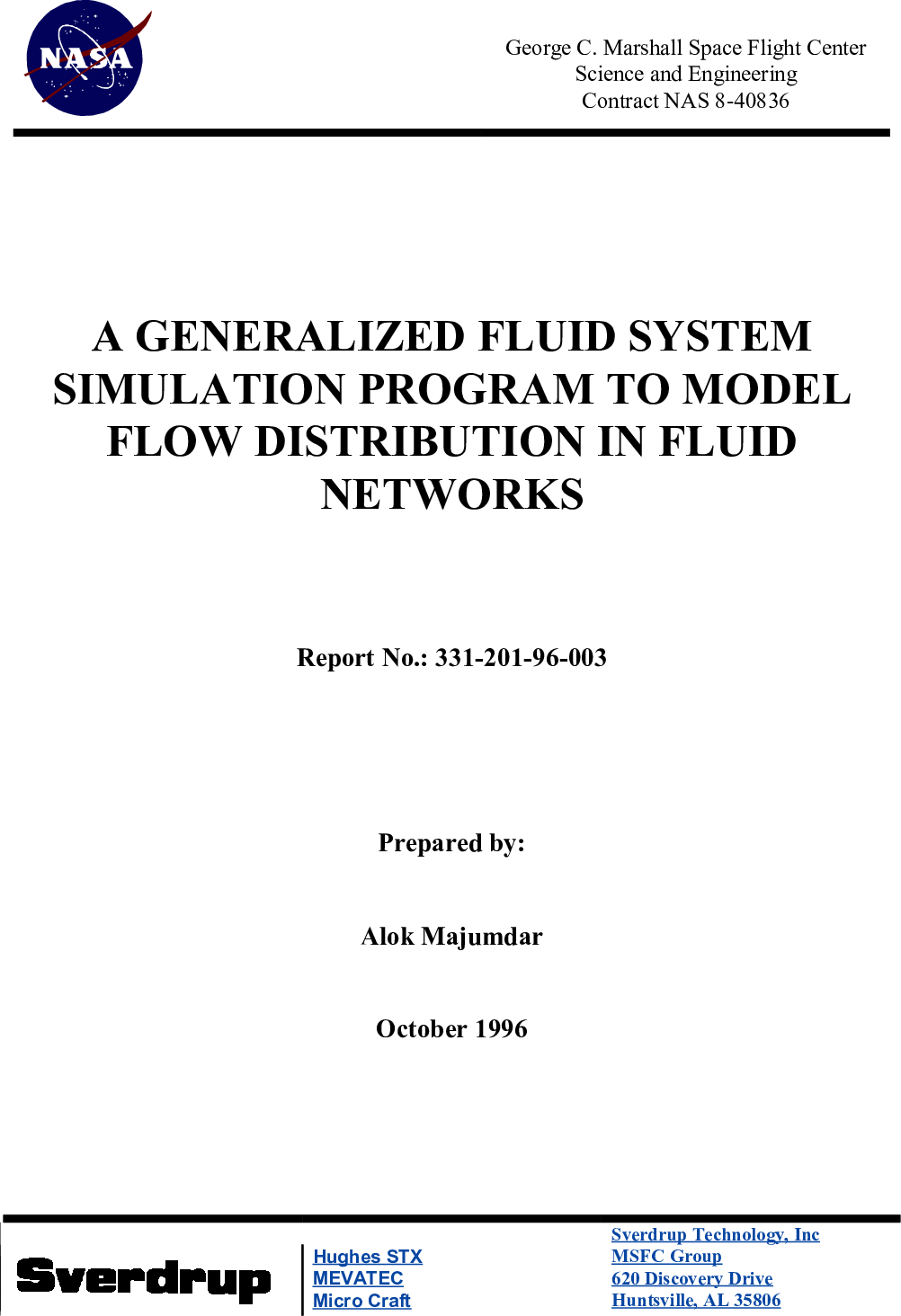 GFSSP V1.4 USERS GUIDE