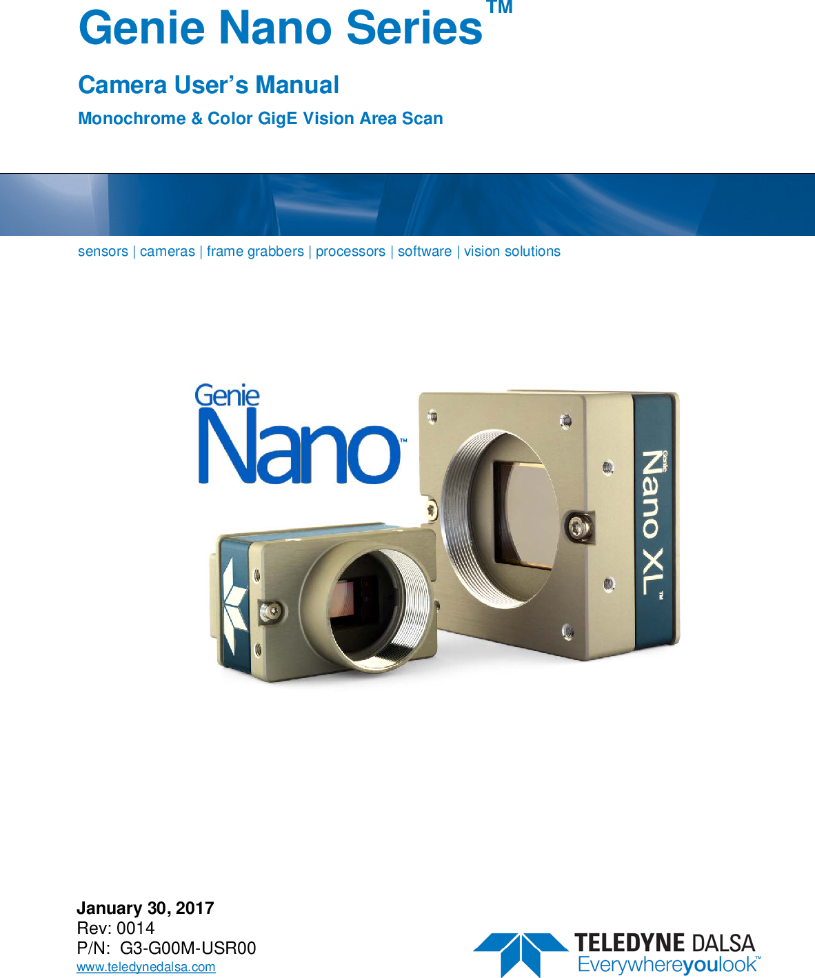 Nano Series GigE Vision Camera Genie User Manual
