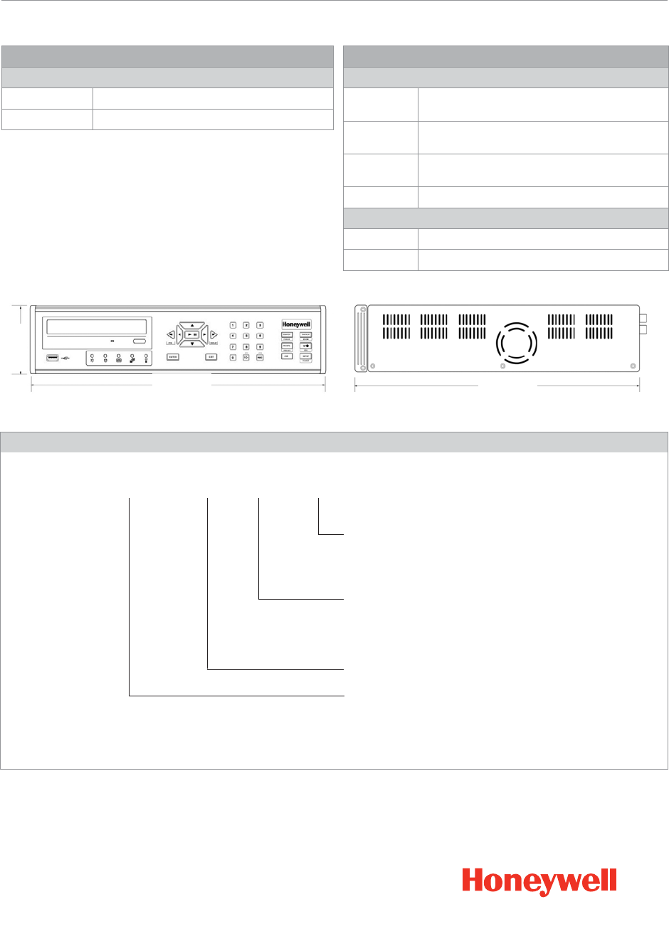 HRDP H264 DVR User Guide (French) - Honeywell Security