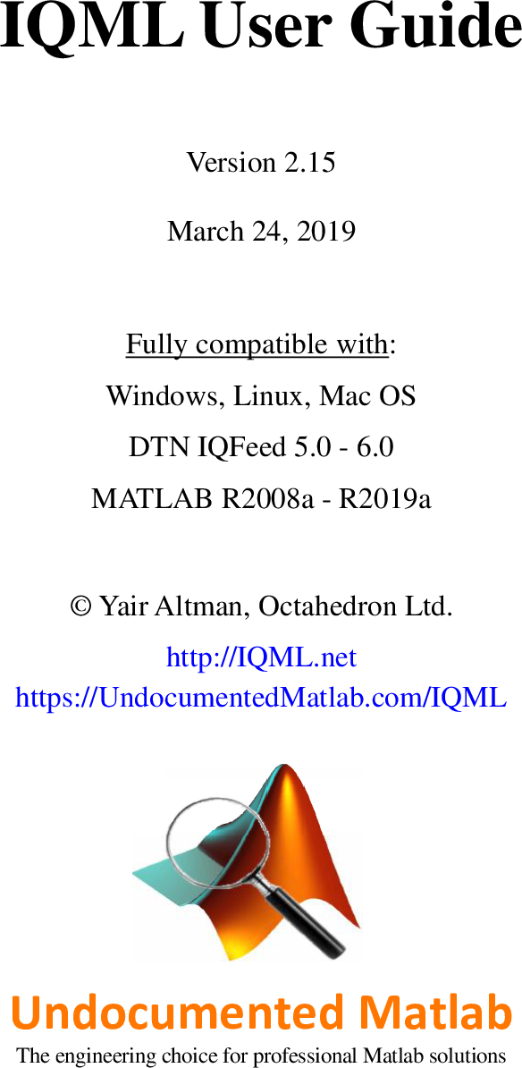 IQML User Guide