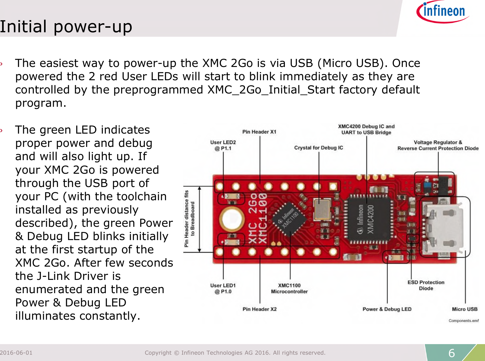 Microsoft XMC 2Go Initial Start up Guide V1.2x Infineon XMC2Go GS v01 02 EN