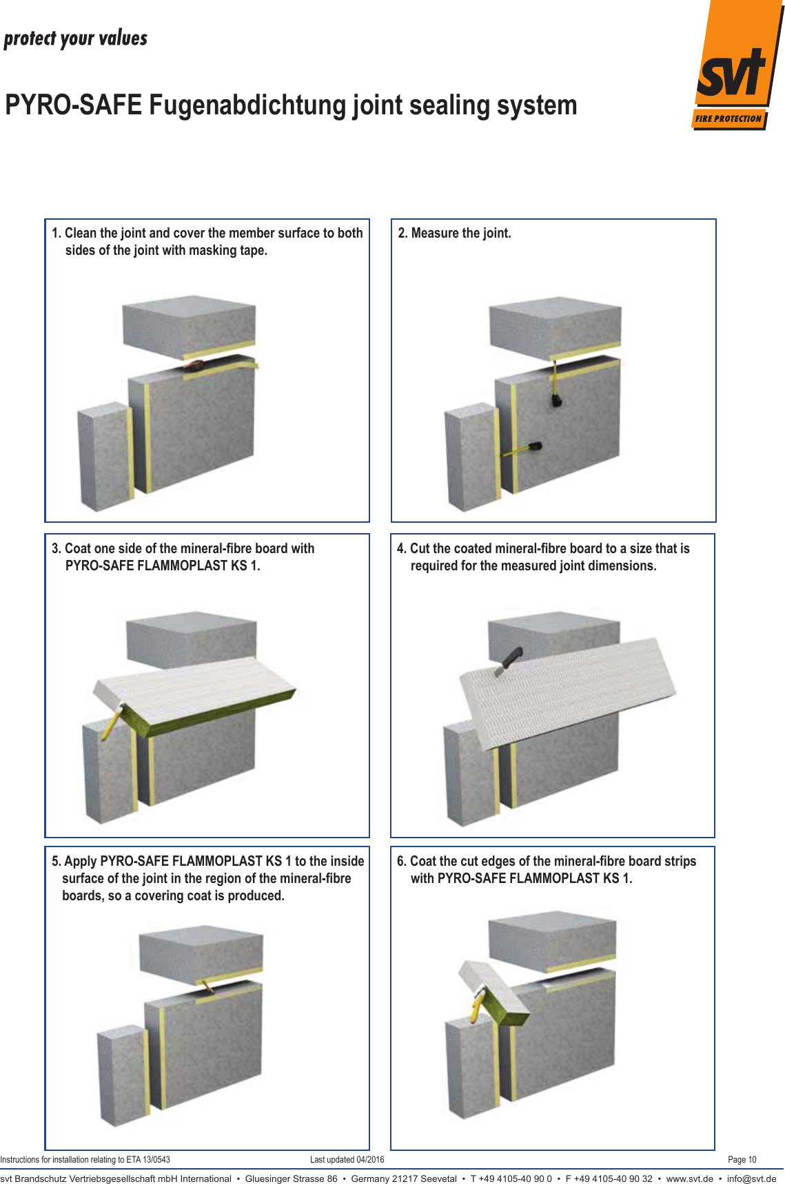 2015 04 Aktuelle Zahlen Fuge EI 120 GB Installation manual PYRO SAFE ...