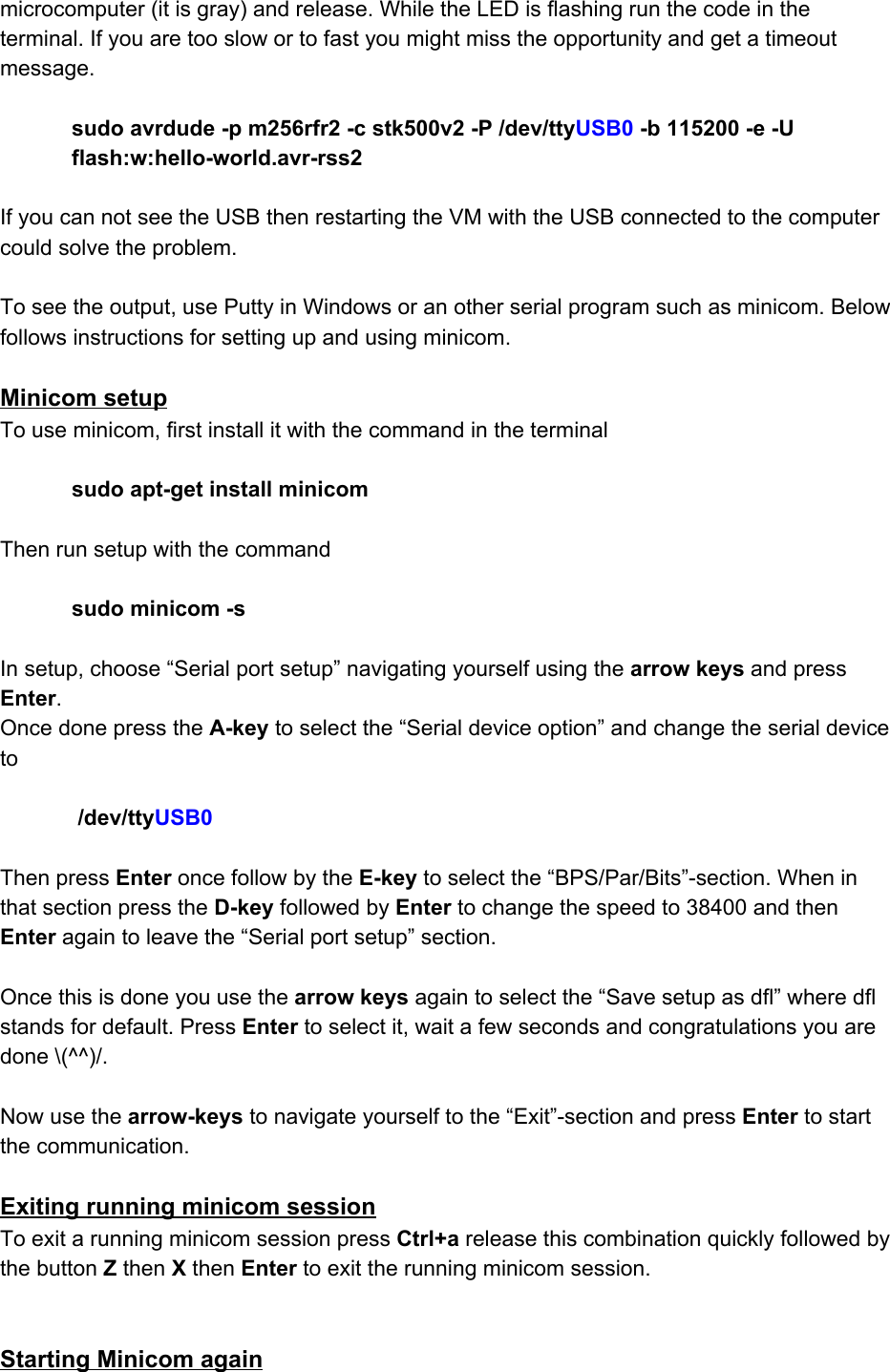 Instructions For Setting Up Toolchain Microcomputer