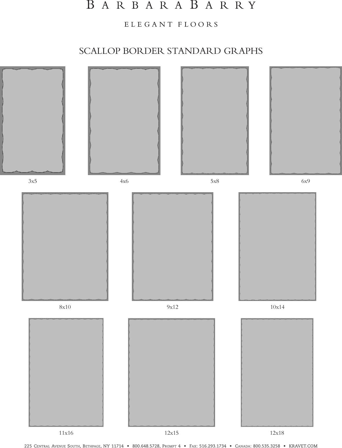 SCALLOP BORDER Kravet Graphs