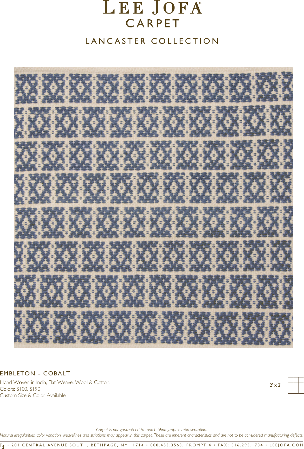 Lee_Jofa_Embleton_Fern_Order_Form Lee Jofa Embelton Cobalt Tearsheet