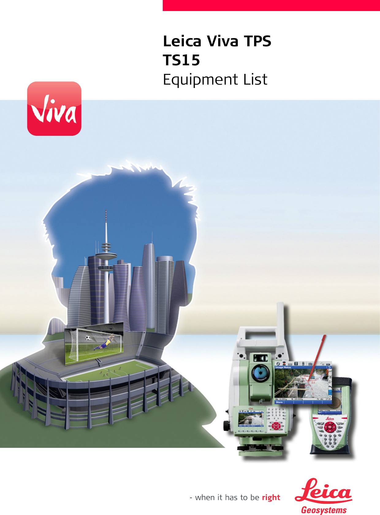Leica Viva TS15_Equipmentlist_V2.1.0_en TS15 Equipmentlist V2.1.0 En