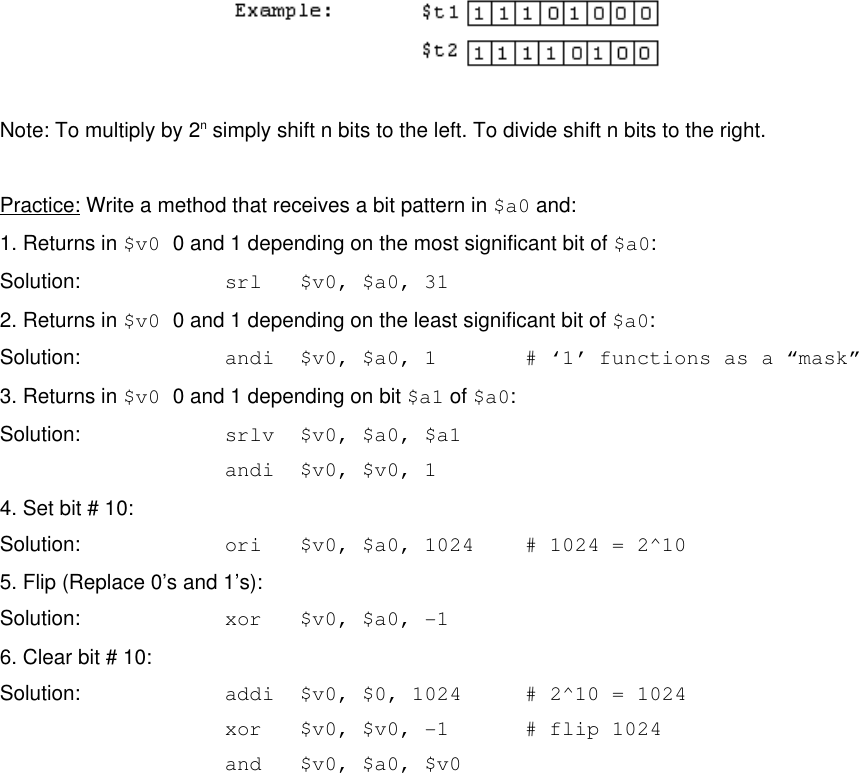 Logical Instructions Logical Instructions