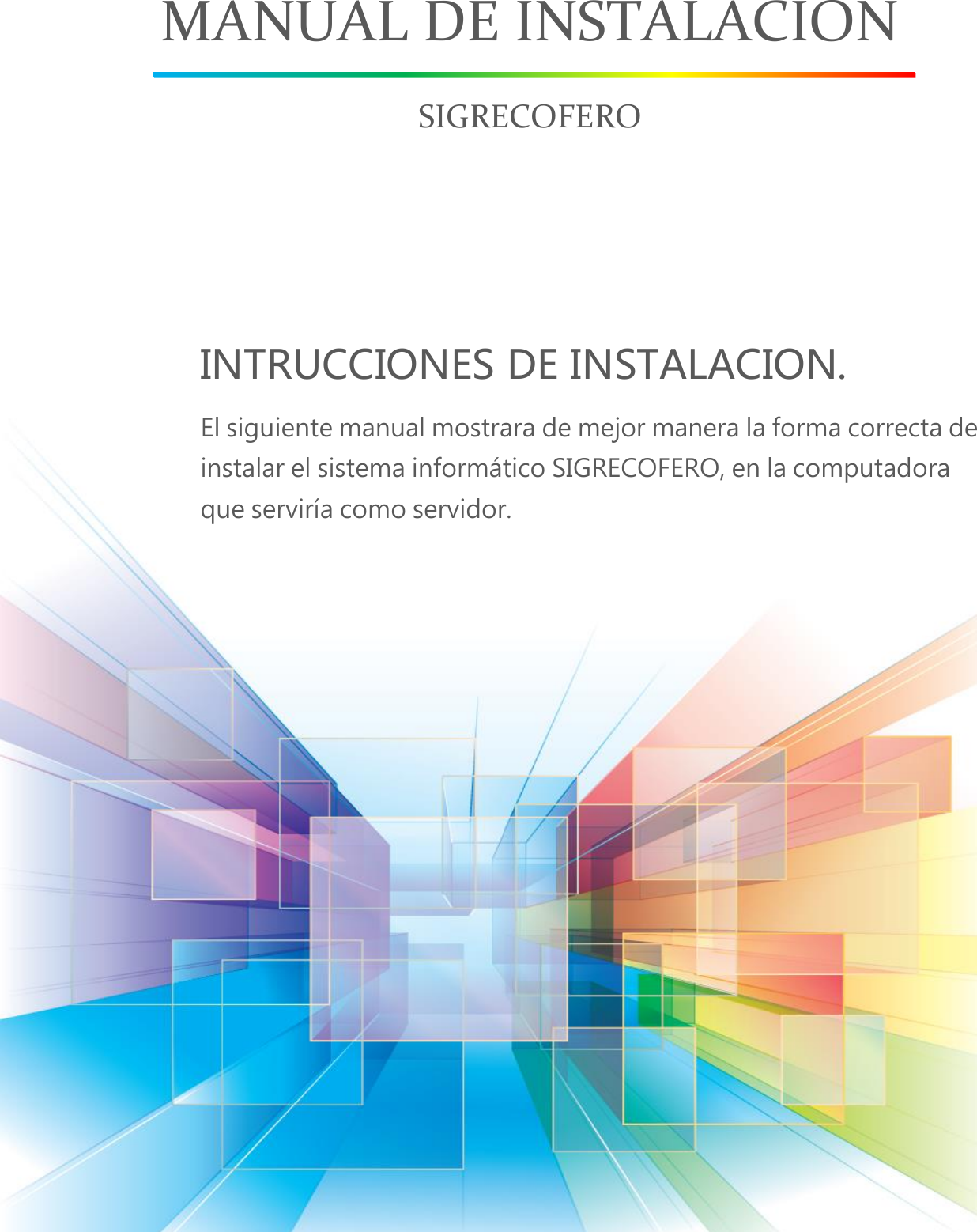 MANUAL DE INSTALACION