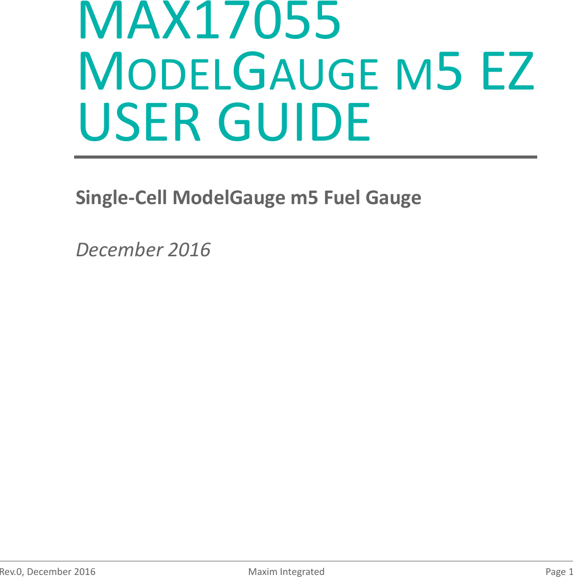 Full Of The – Sub MAX17055 User Guide