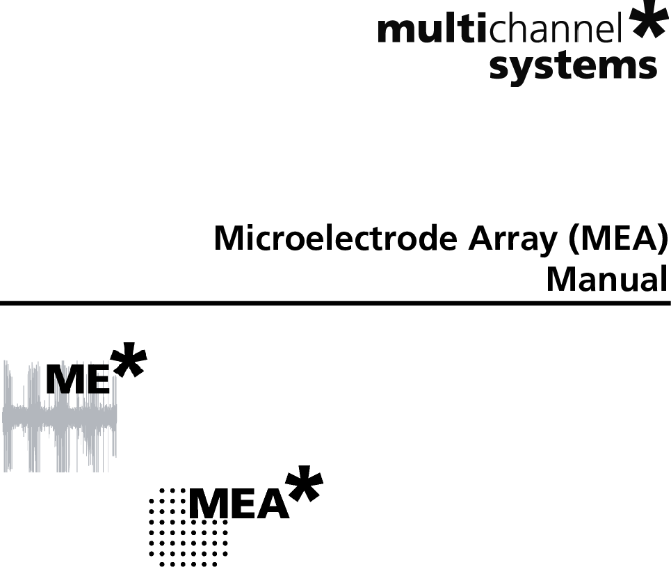 MEA60System MEA Manual