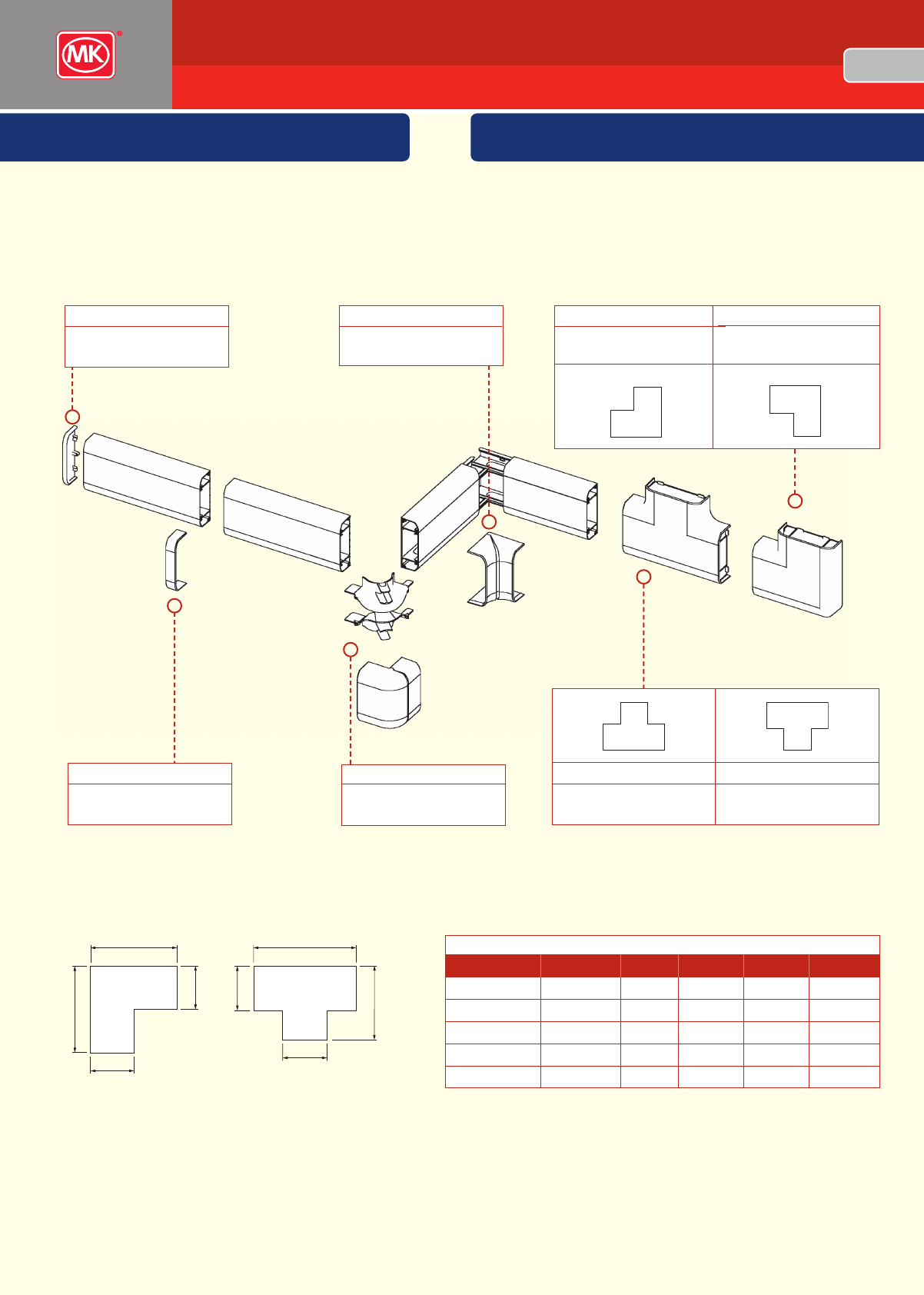 VP100 MK Prestige Dado Compartment Trunking Technical