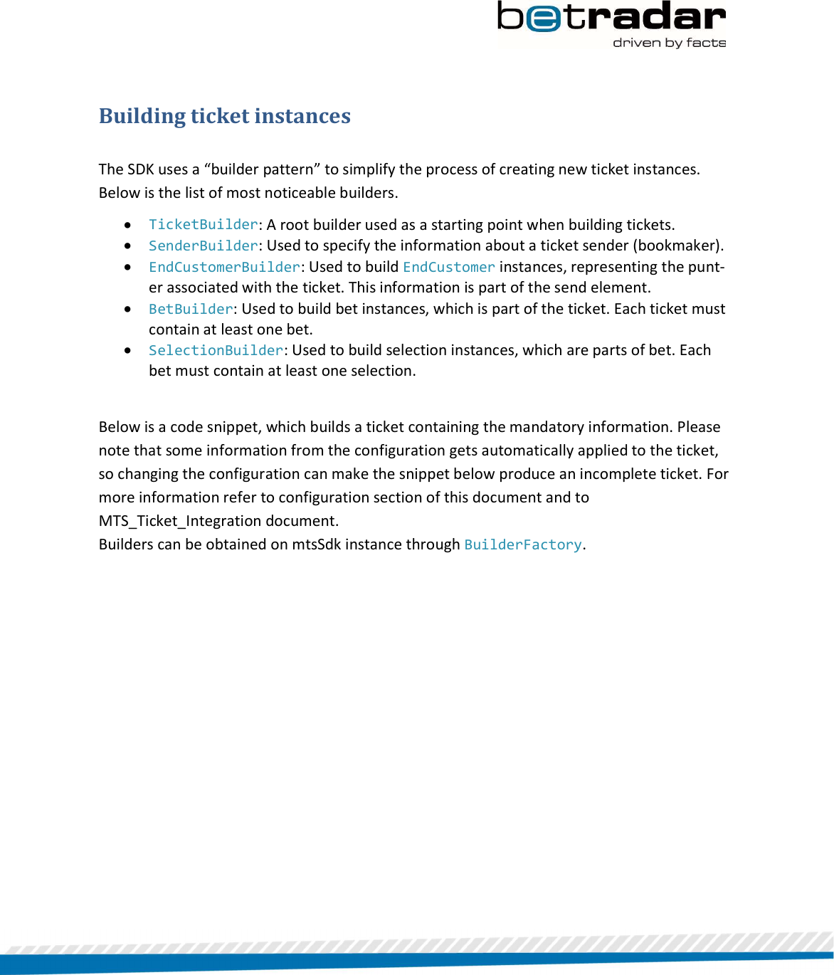 betradar sdk documentation