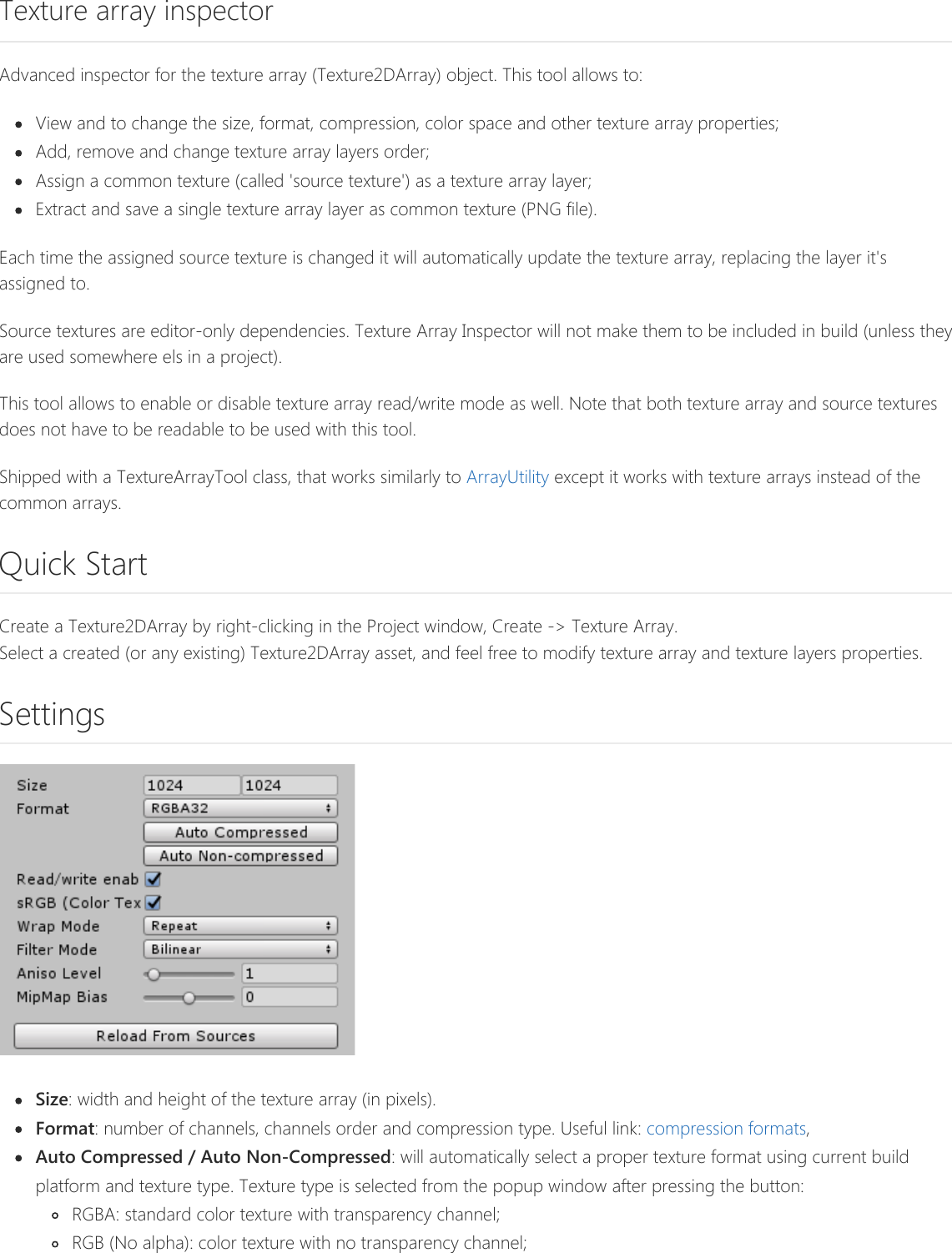 Texture Array Inspector · Wiki Denis Pahunov / Shared GitLab Manual
