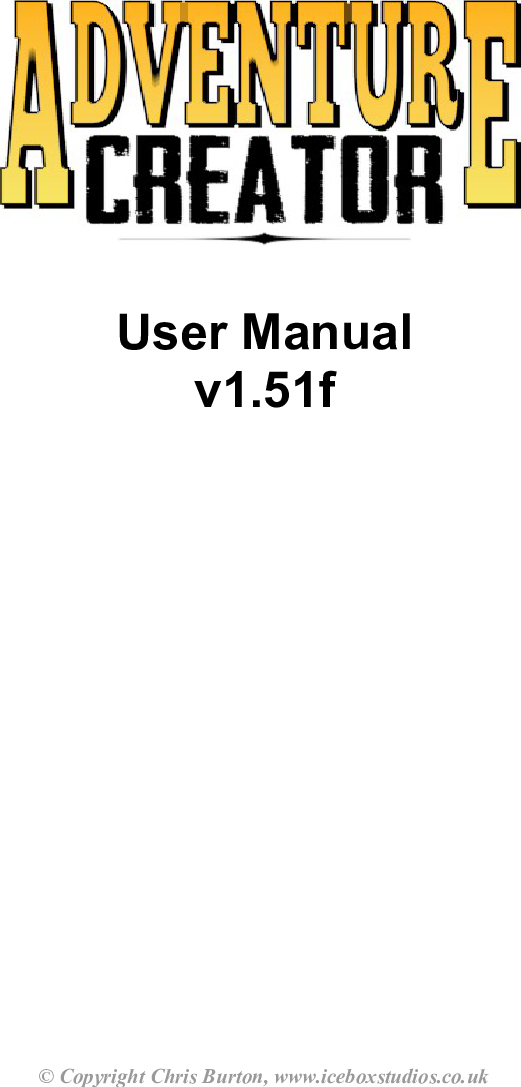 Adventure Creator Manual