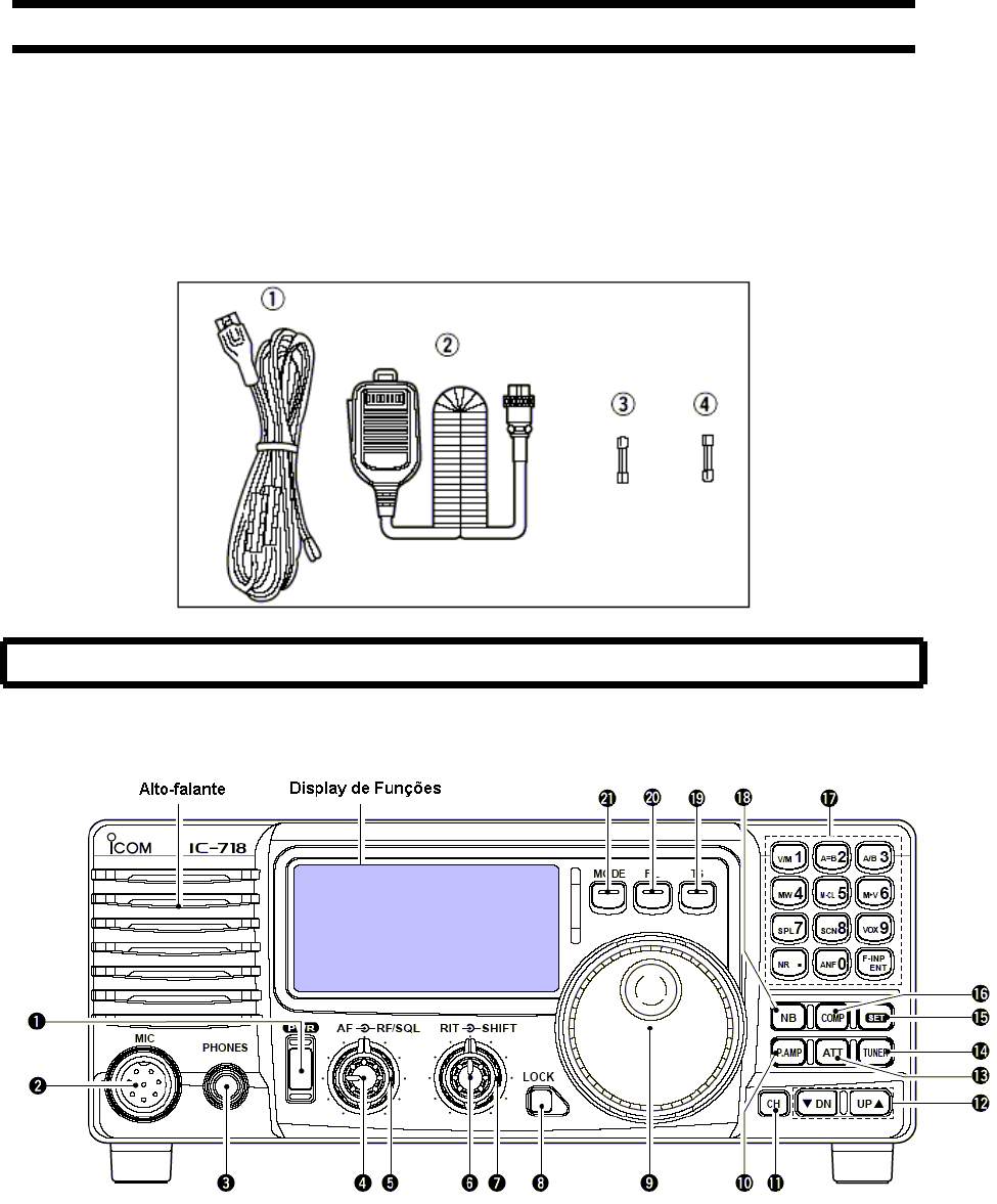 Manual Icom ic 718 Portugues
