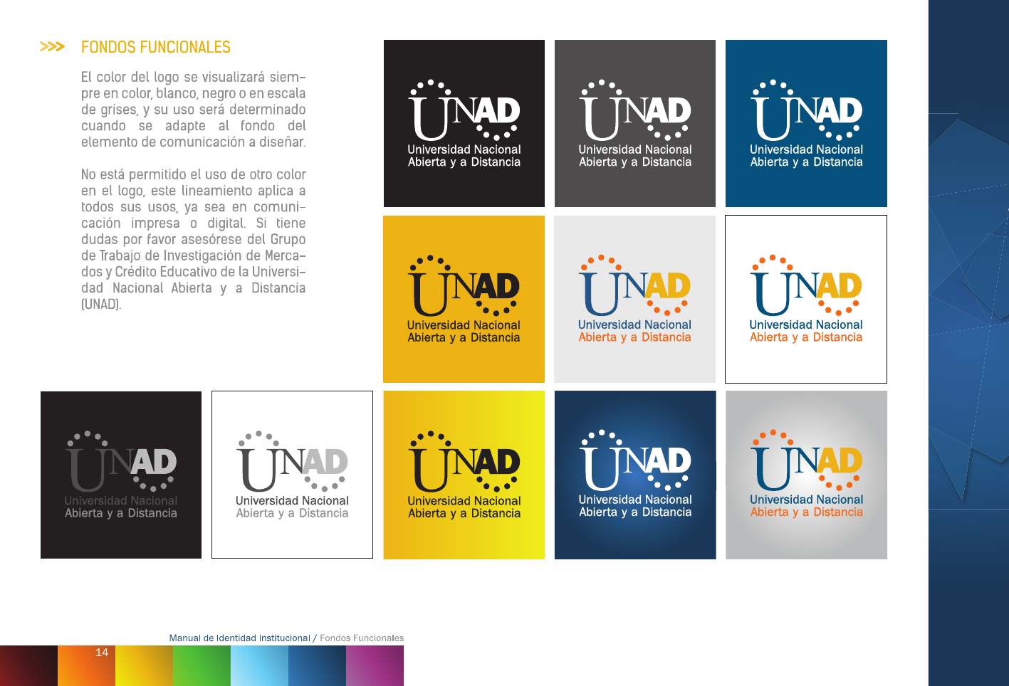 Manual Imagen Institucional UNAD 2014 Cap. 01 Identidad