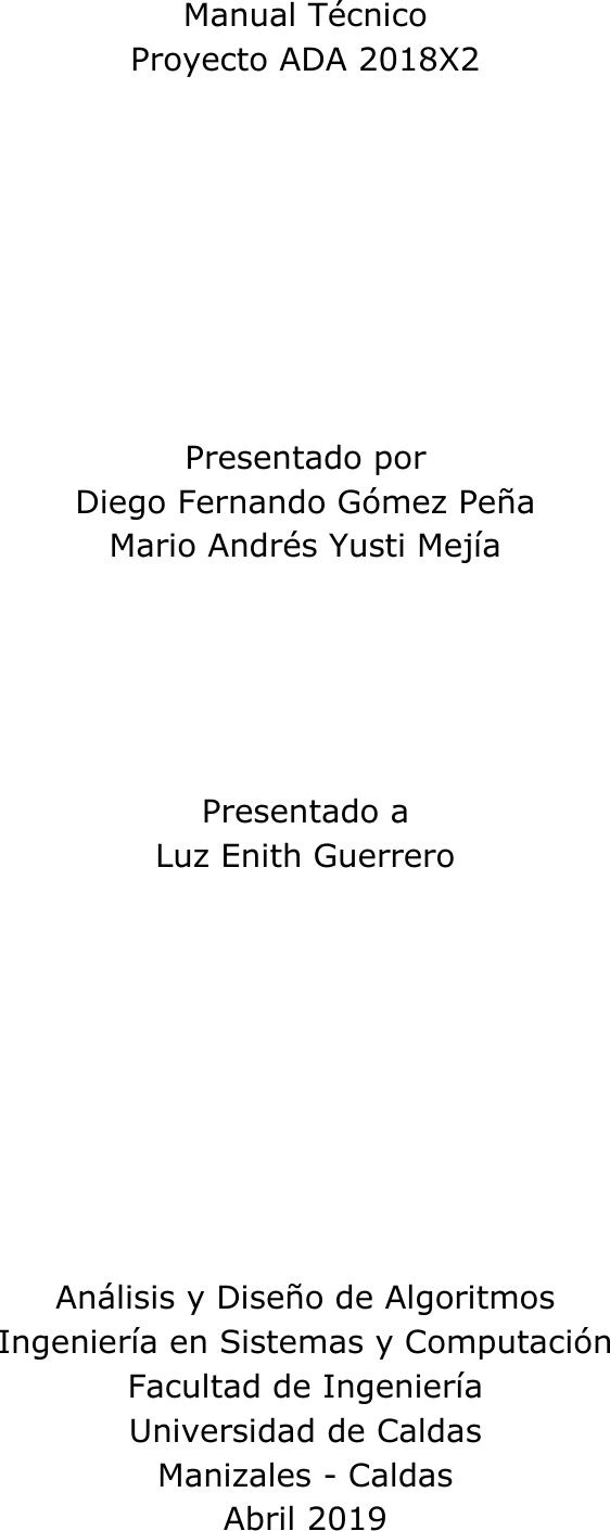 Manual Tecnico Proyecto ADA