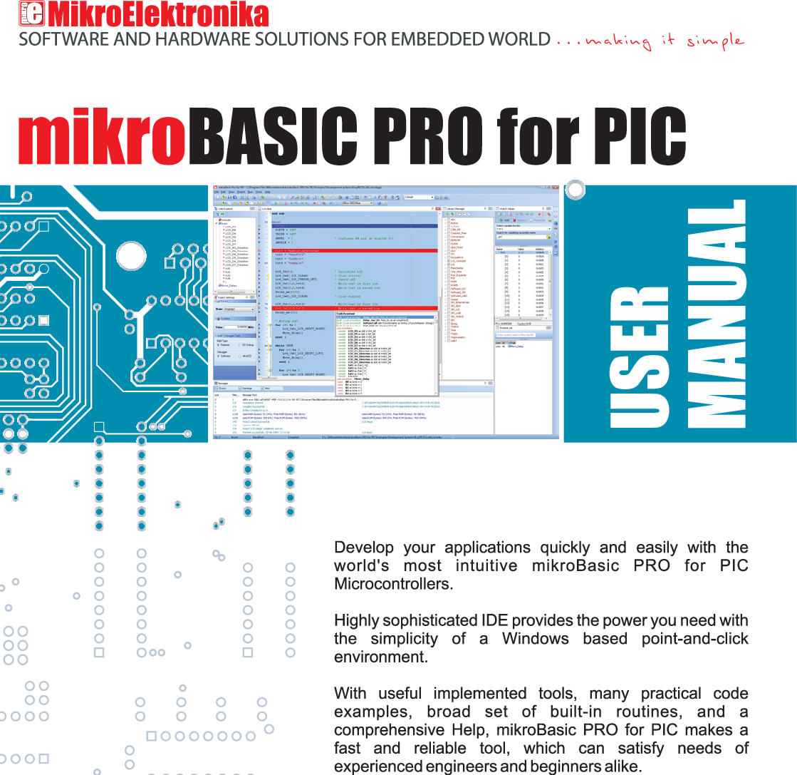 MikroBasic PRO For PIC User Manual V100 V101