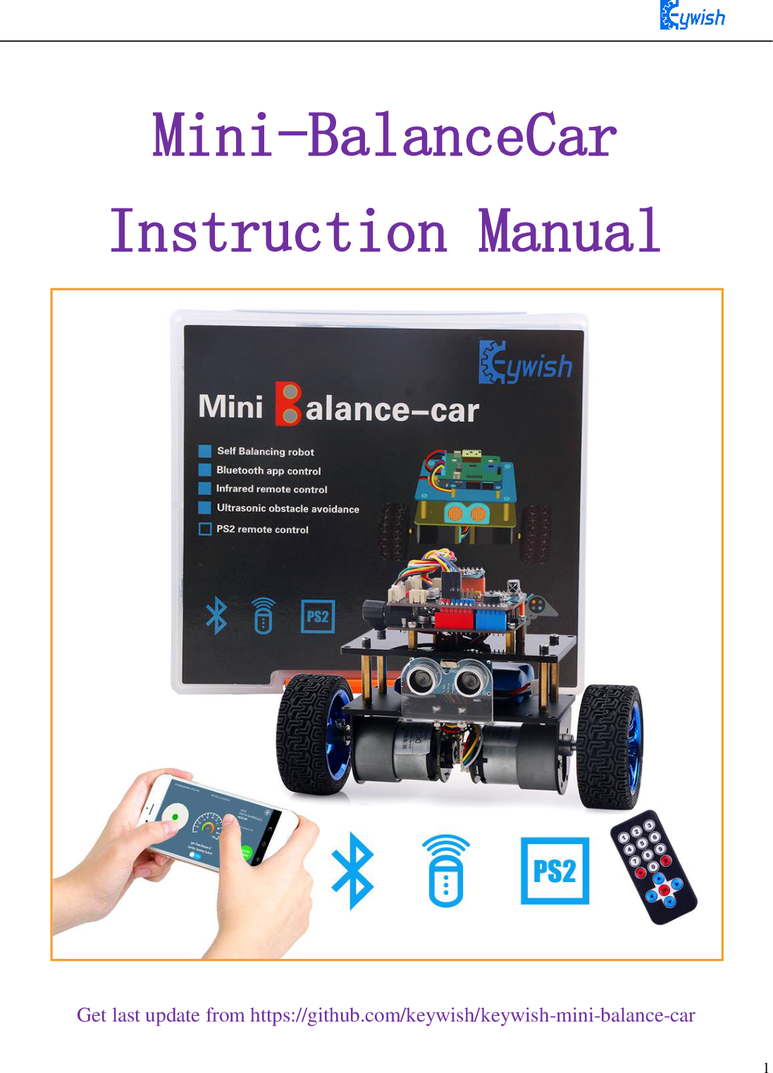 Mini Balance Car Instruction Manual