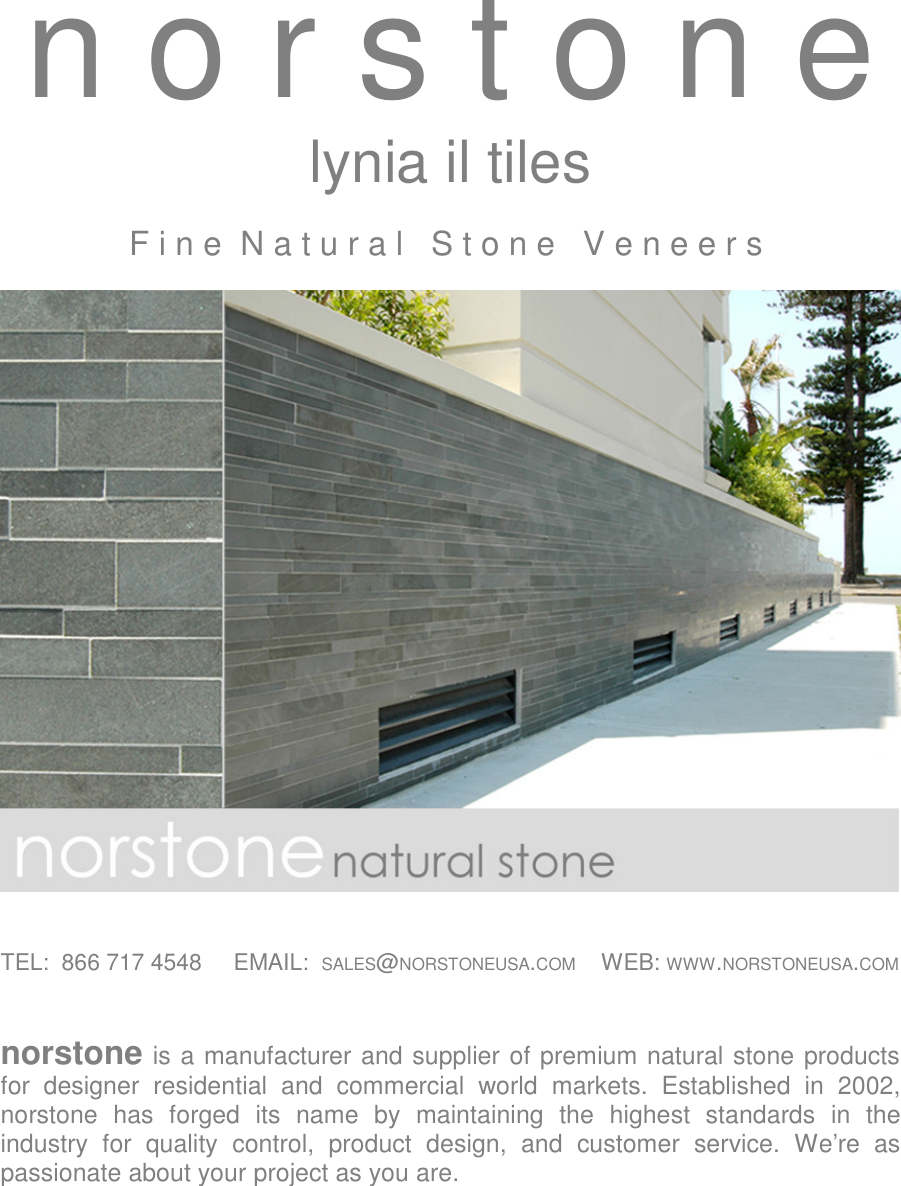 Norstone Lynia Il Tiles Installation Guide Basalt 2016