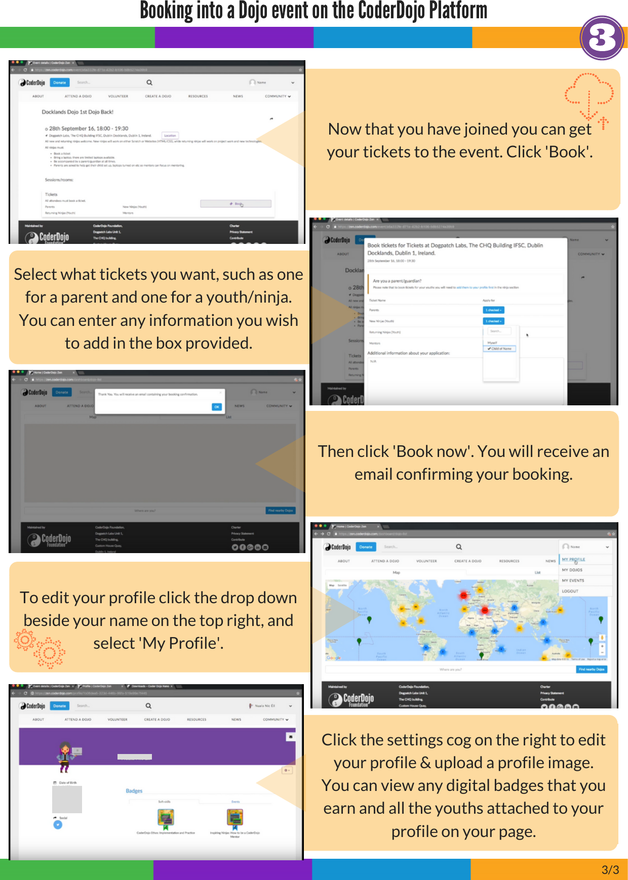 To Book A Space At Your Local Dojo, Scroll Down On The Attend Dojo Page Or Go Zen.coderdojo.com ...