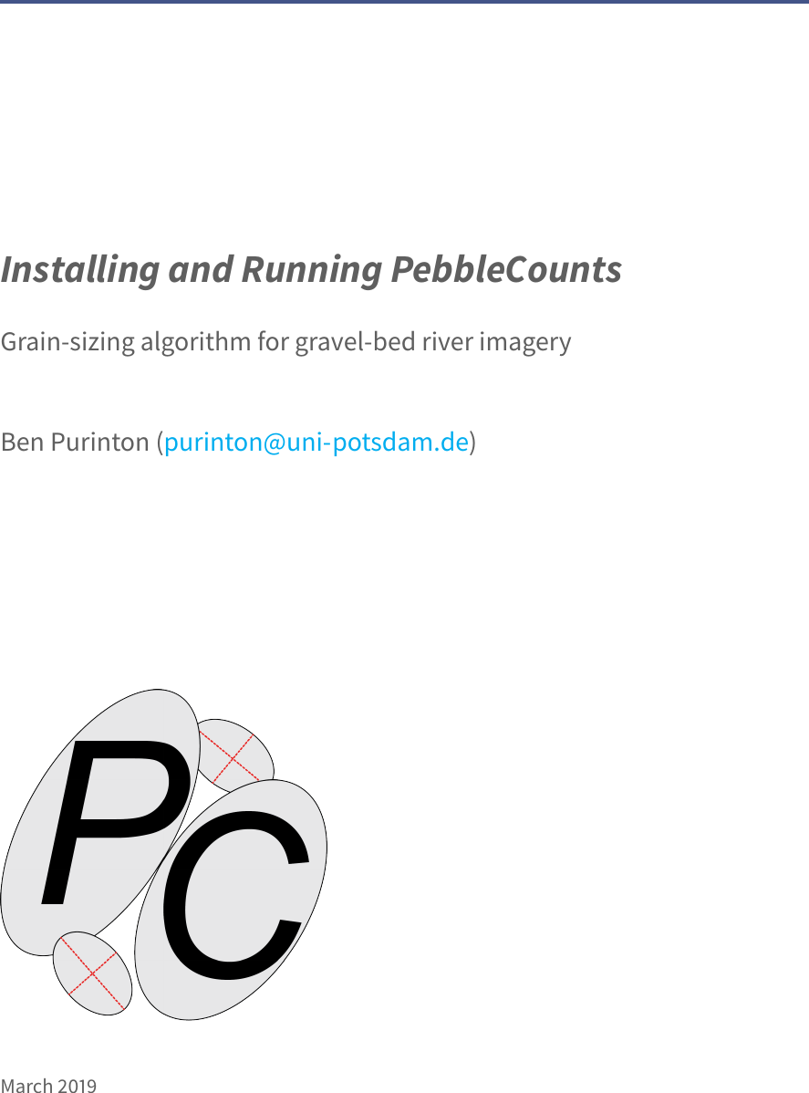Installing And Running PebbleCounts Pebble Counts Manual
