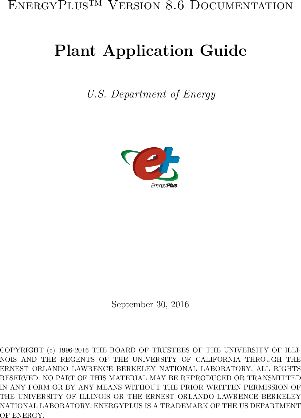 Plant Application Guide