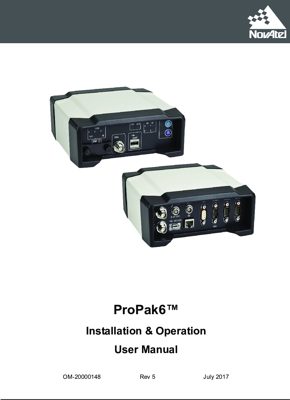 ProPak6_User_Manual Pro Pak6 Manual