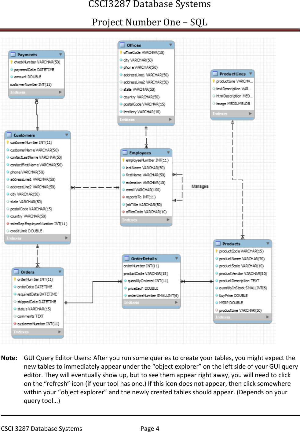 CTS330 Lab # 1 – Getting Started With SQL Server Project One Instructions