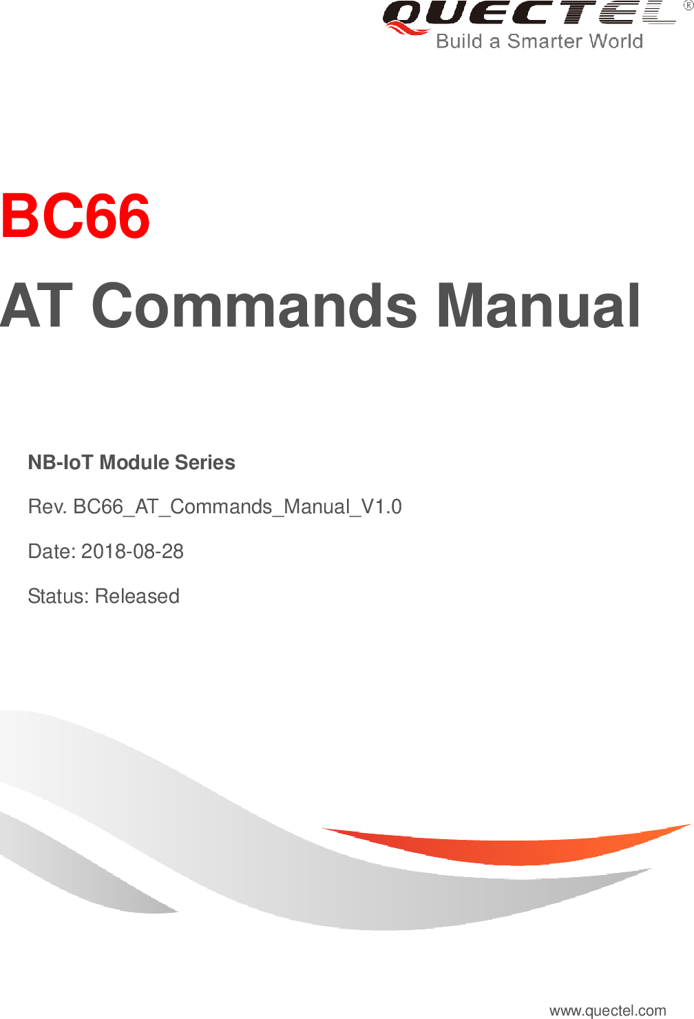 Quectel BC66 AT Commands Manual V1.0