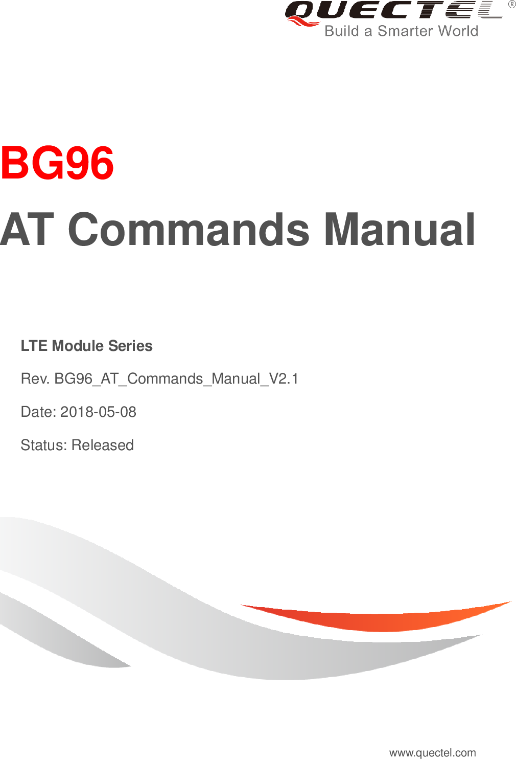 Quectel BG96 AT Commands Manual V2.1