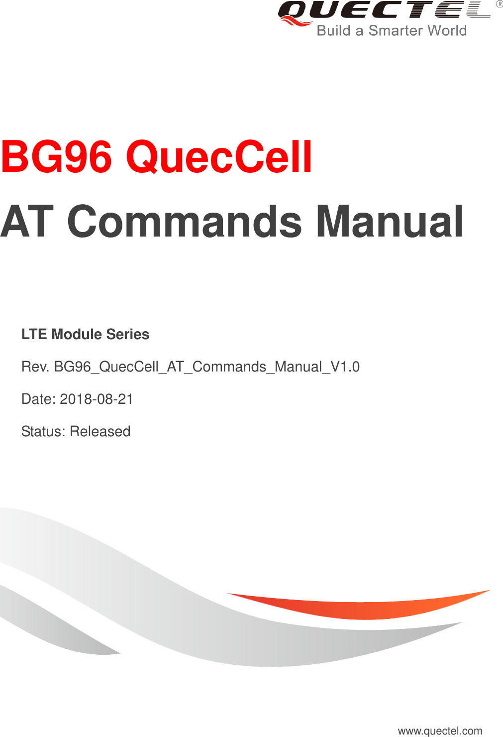 Quectel BG96 Quec Cell AT Commands Manual V1.0