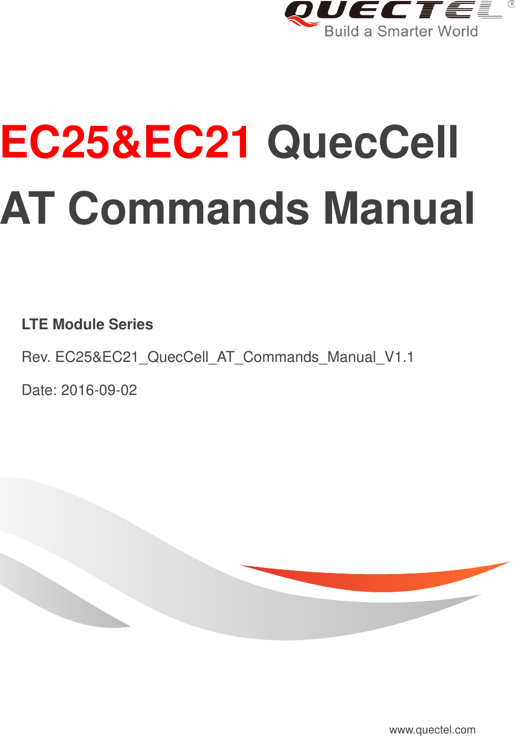 Quectel EC25&EC21 Quec Cell AT Commands Manual V1.1