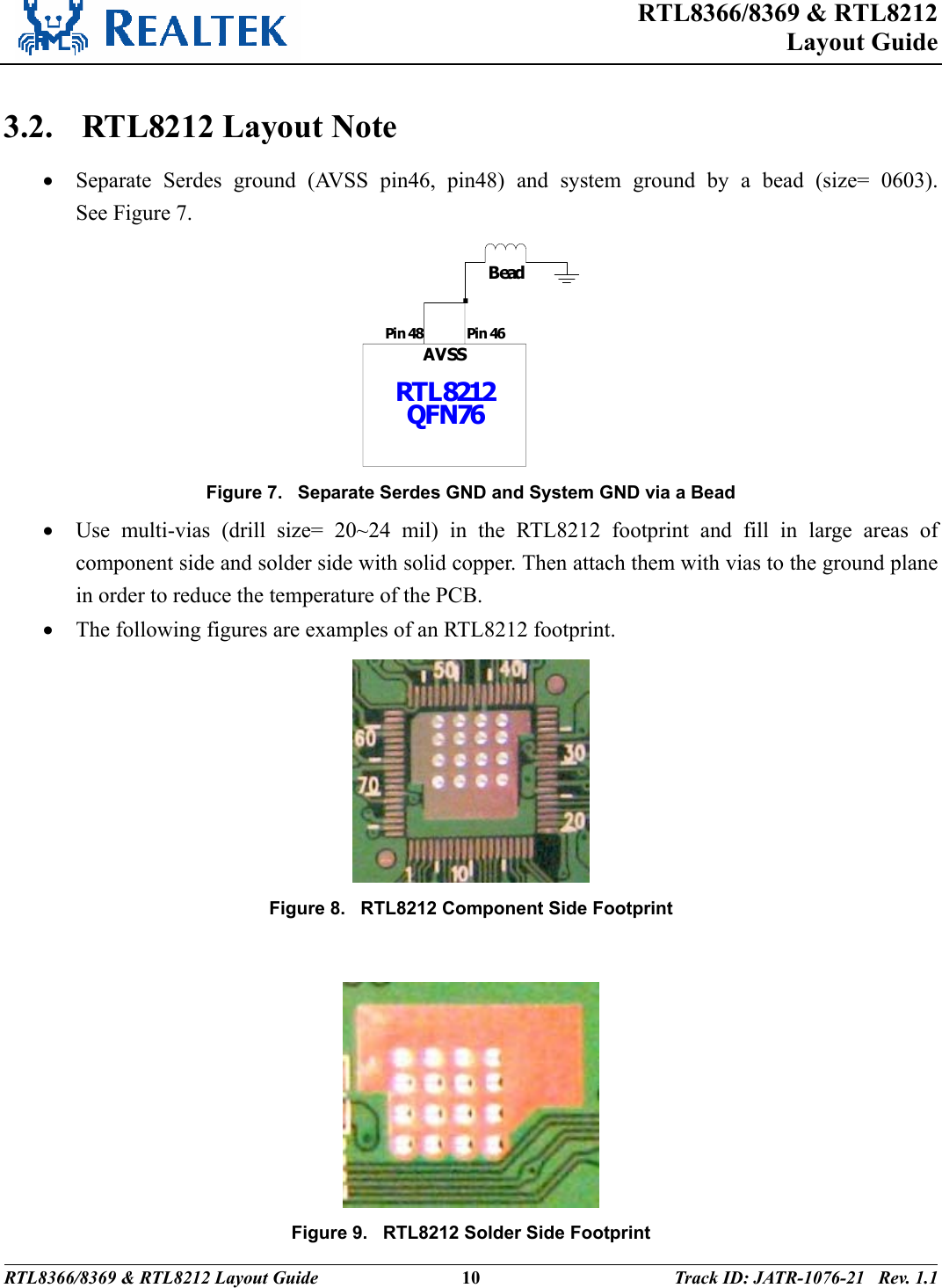 Realtek RTL8366_8369 & RTL8212 Layout Guide 1.1 RTL8366 8369