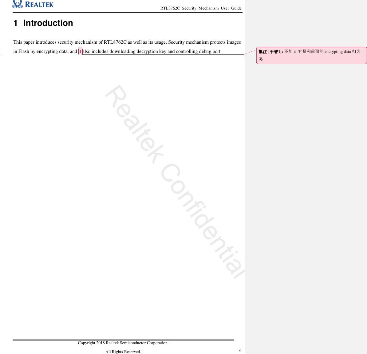 RTL8762C Memory User Guide Security Mechanism EN
