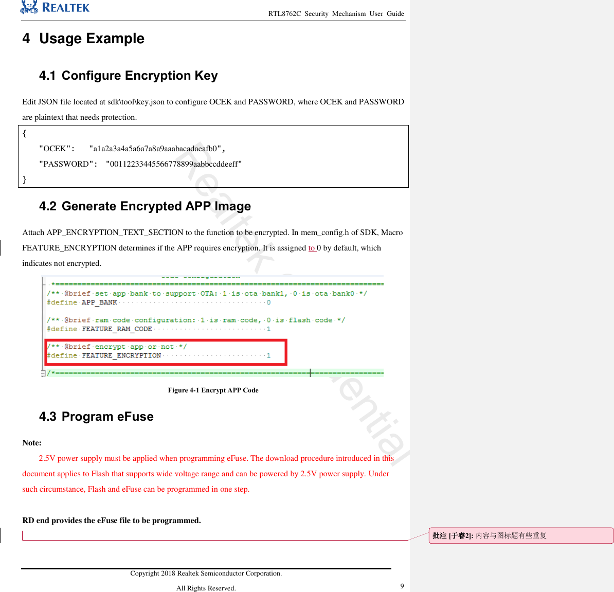RTL8762C Memory User Guide Security Mechanism EN