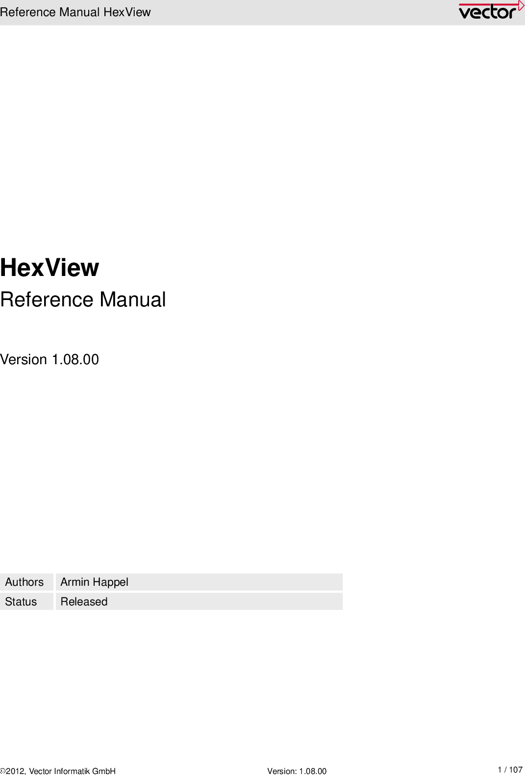 Yourtopic Reference Manual Hex View