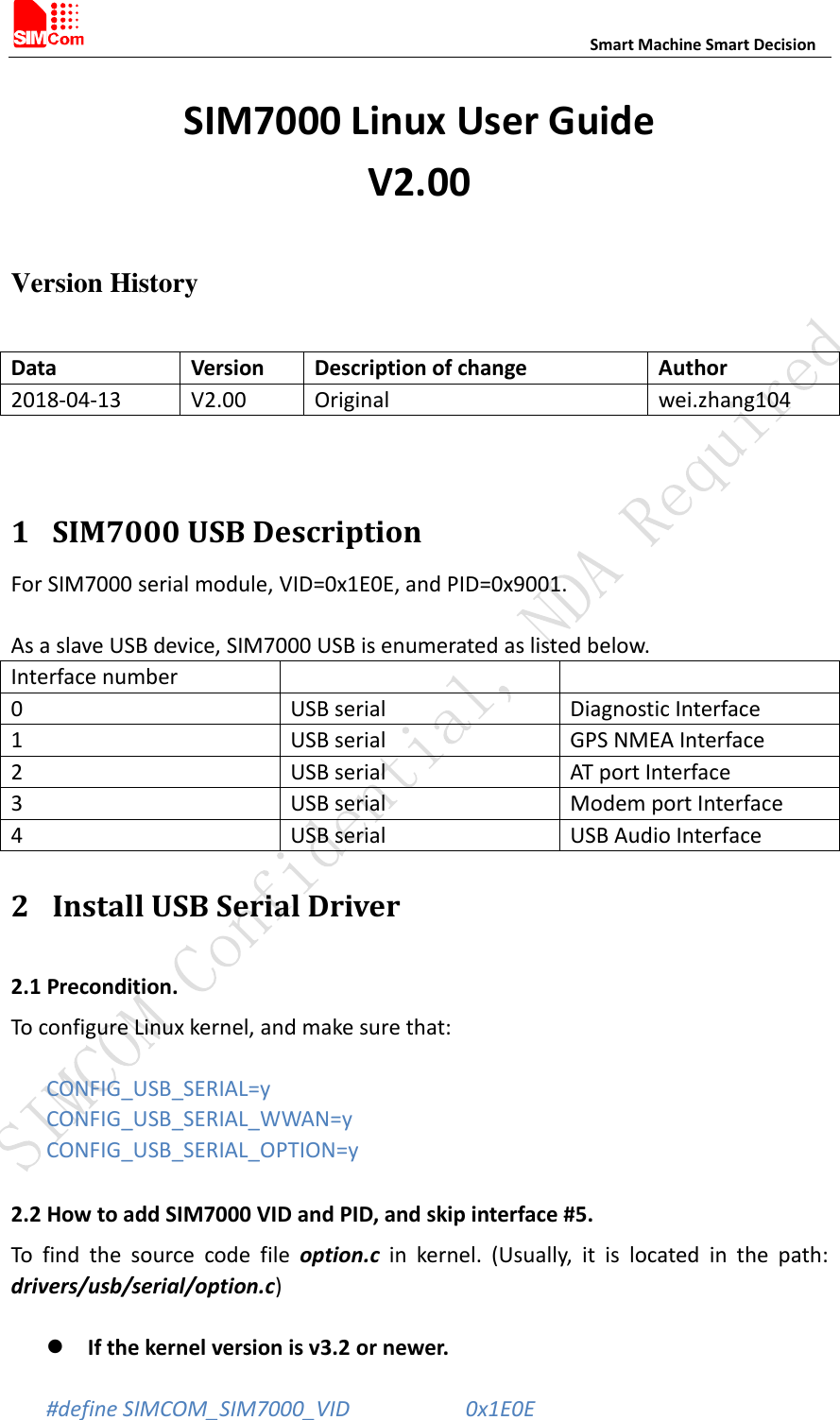 SIM7000 Series Linux User Guide V2.00