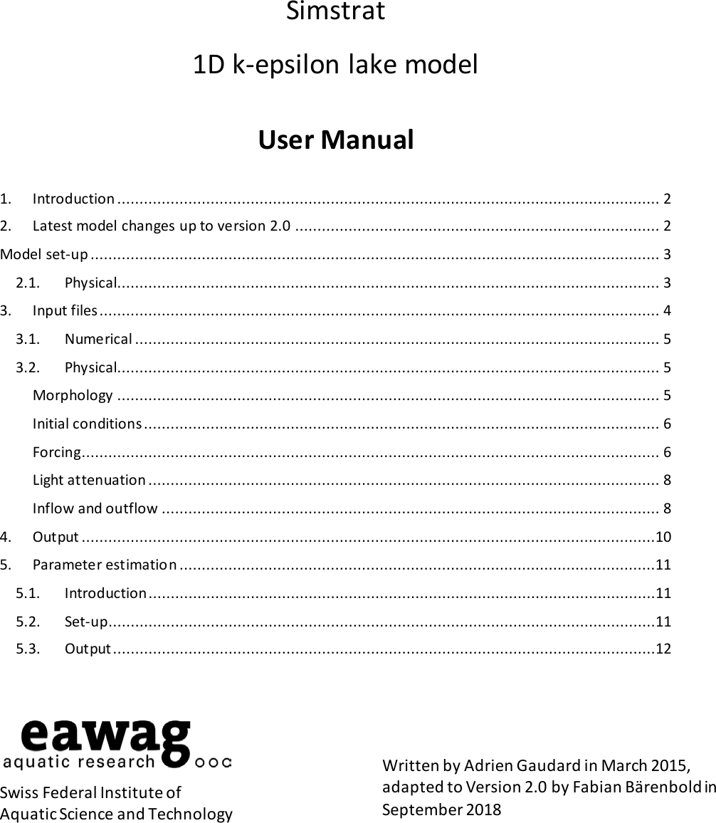SIMSTRAT V2 User Manual