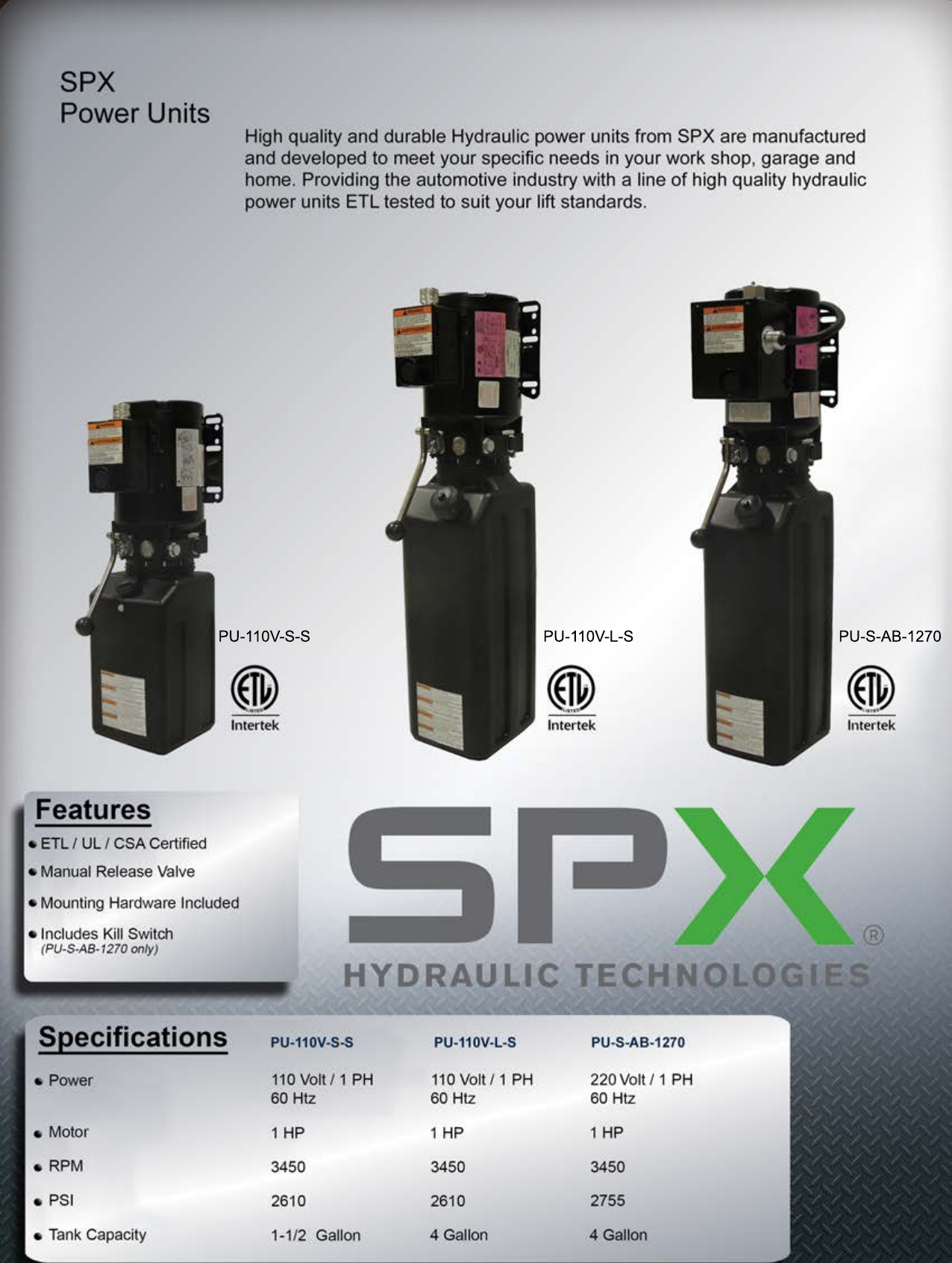 打印 SPX_Power_Units SPX Power Units