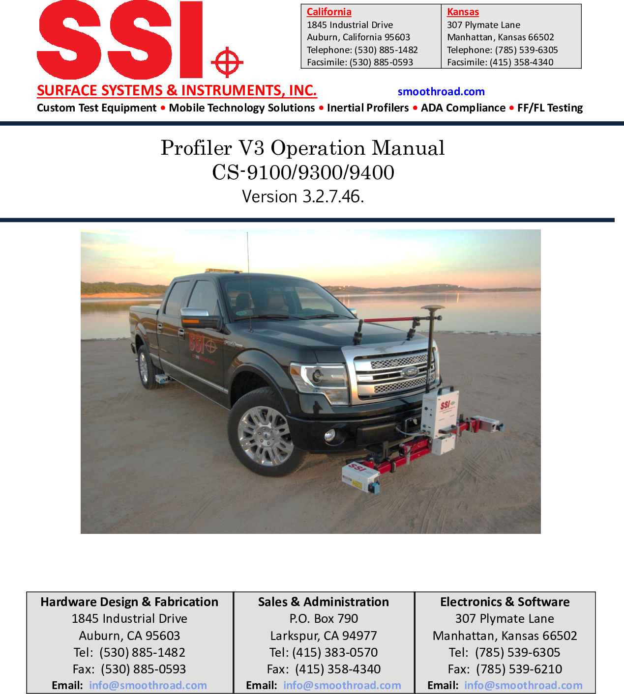 SSI Profiler V3 Inertial Manual 32748