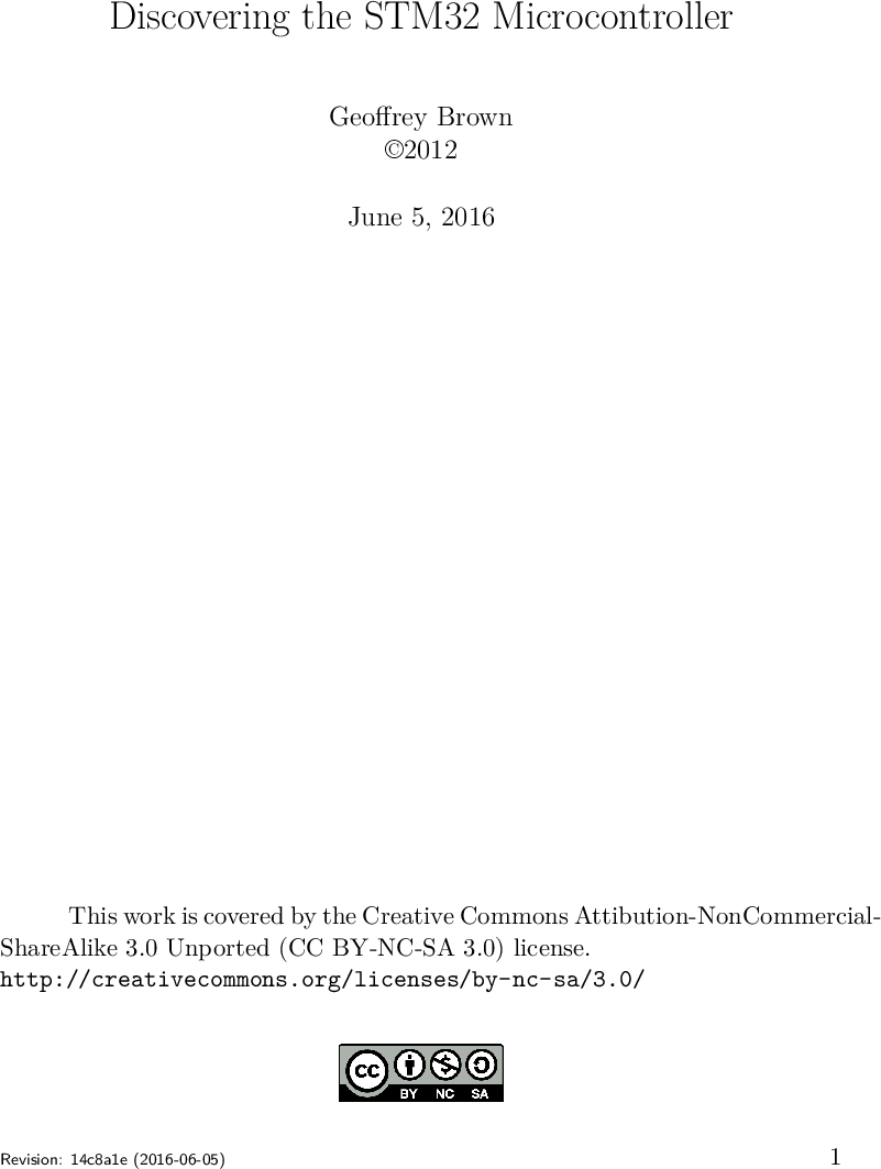 Discovering The STM32 Microcontroller GUIDE!!