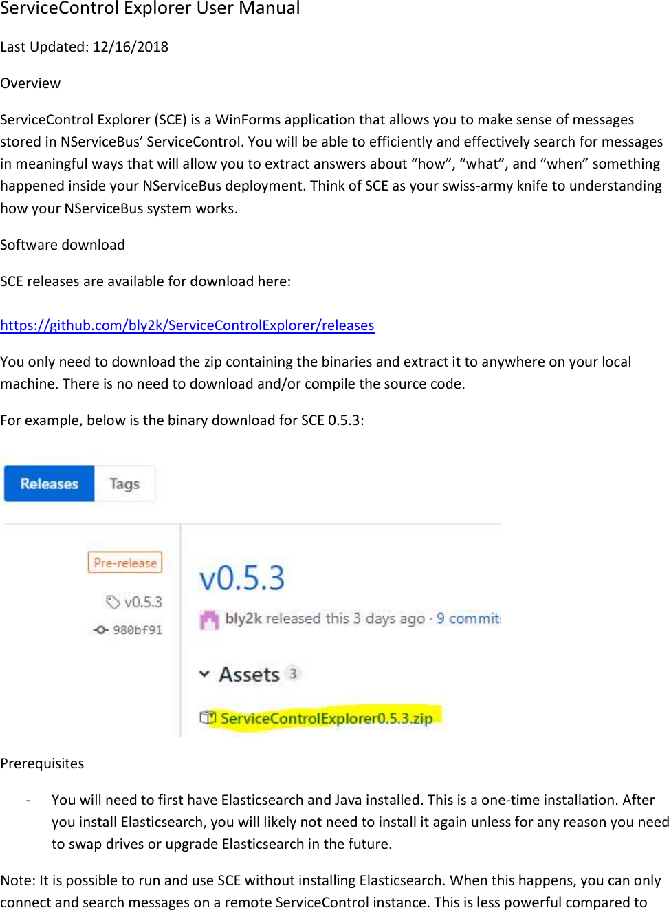 Service Control Explorer Manual