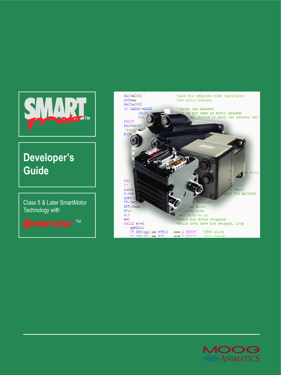 Developer's Guide For Class 5 Or Later SmartMotor™, Rev. F, PN ...